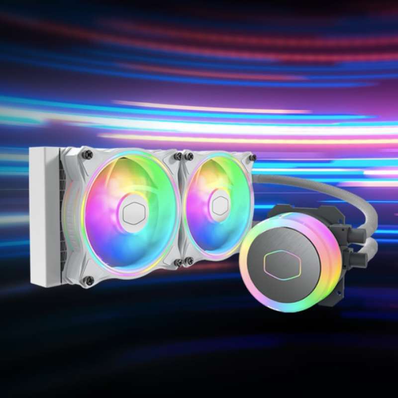Promo Coolermaster Masterliquid Ml240 Illusion White Aio Cpu Water ...
