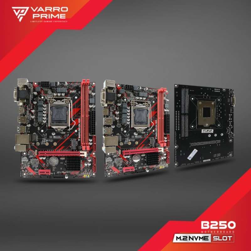 Promo Motherboard B250 Revolver Varro Prime Gaming Diskon 23% Di Seller ...