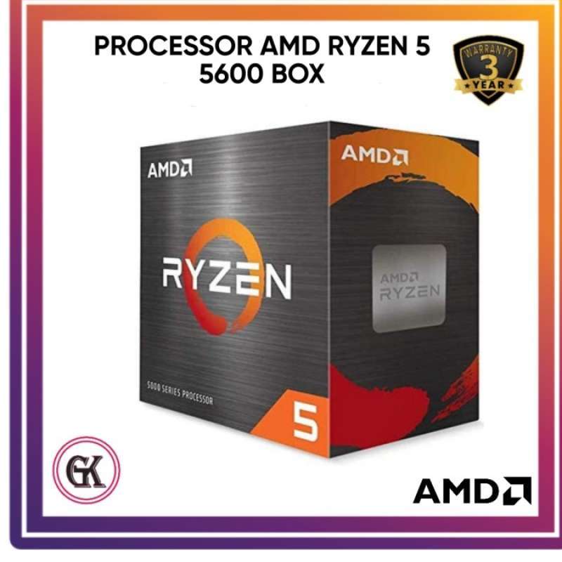Promo Cessor Amd Ryzen 5 5600 Box 3.5 Ghz Diskon 23% Di Seller ...