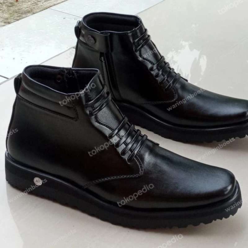 Jual Sepatu Pdh Kulit Sol Tebal Datar Pasir Wor Army Boots Di Seller Wd ...