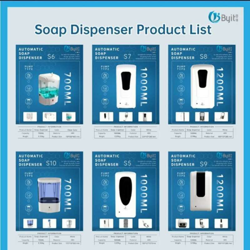 Promo Dispenser Sabun Otomatis 700ml / Dispencer Sanitizer Sensor ...