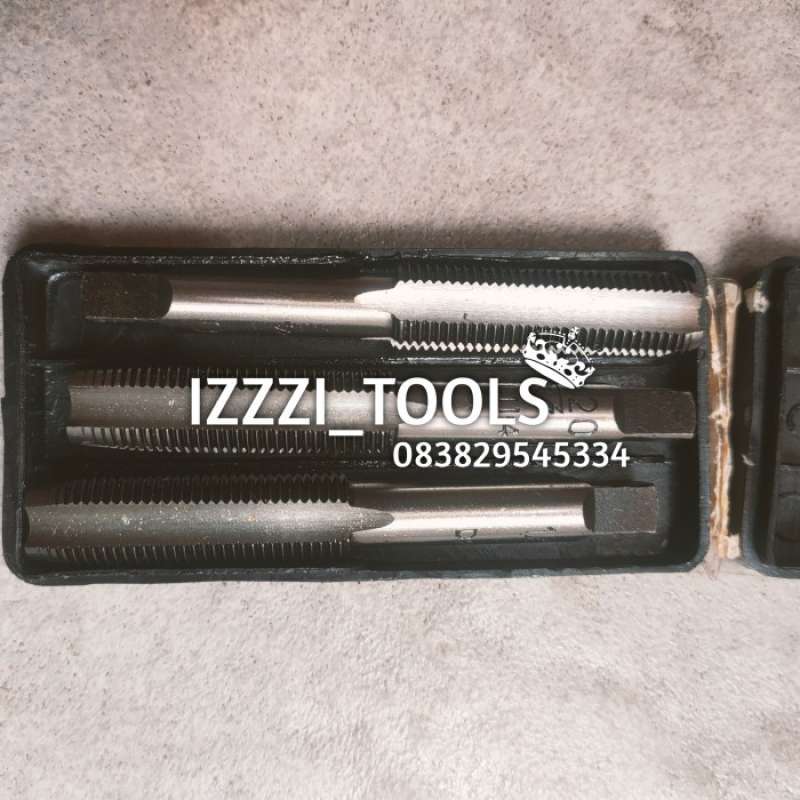 Promo Mata Hand Tap Triangle 3 Pcs Mata Bor Pembuat Ulir Drat Baut M20 ...