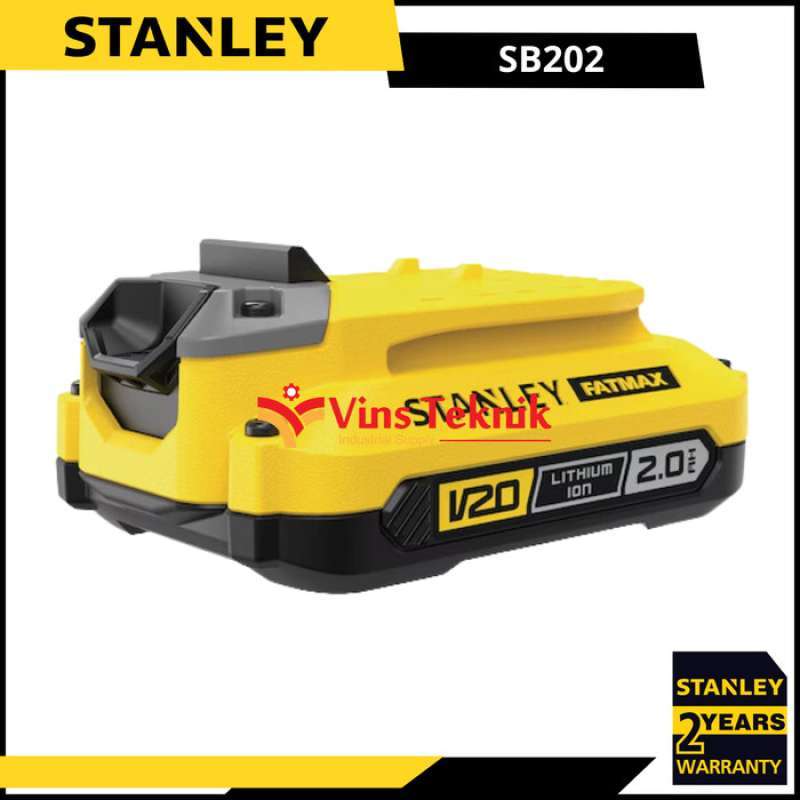 Promo Baterai Cordless Stanley Fat Sb202 Battery Sb 202 20v 2.0ah ...