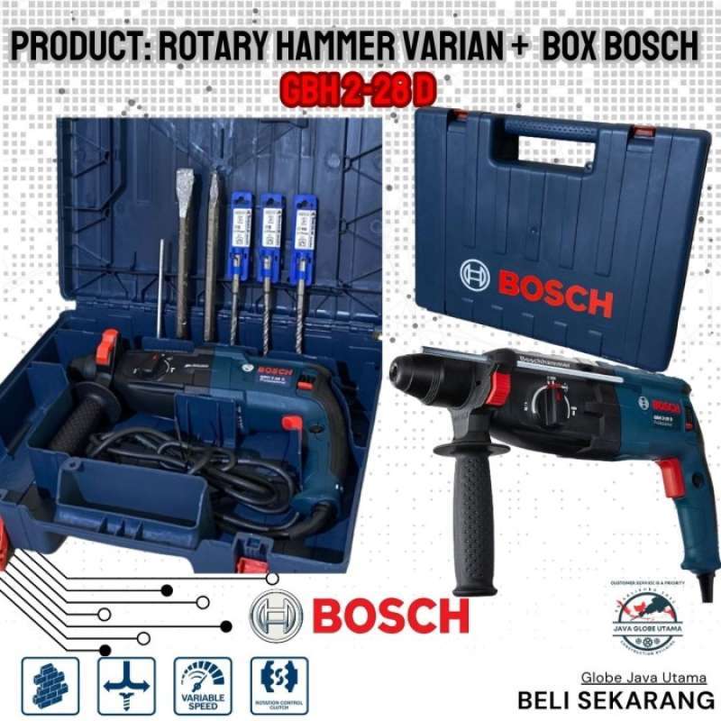 Promo Mesin Bor Bobok Beton Sds 2- 28 D Rotary Hammer Diskon 23% Di Seller Kulee Store ...