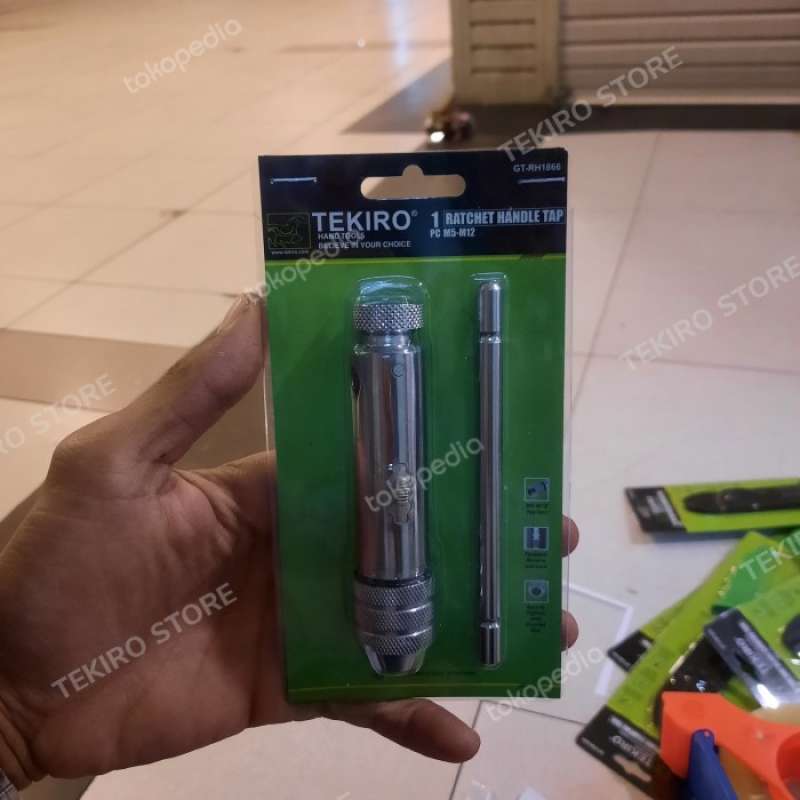 Promo Handle Tap Rachet M5 -m12 Gagang Tap Ulir Drat Diskon 23% Di ...