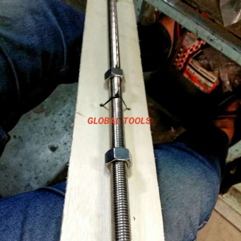 Promo As Drat Stainless Steel 14mm Threaded Rod Panjang 1 Meter 304 ...