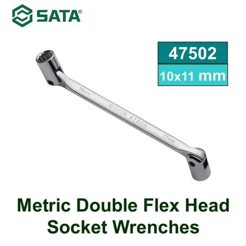 Promo Kunci Socket Fleksibel 47502 Flex Socket Wrench 10 X 11 Mm Sata ...