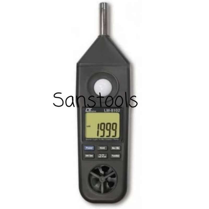 Promo Lutron Lm8102 5 In 1 Environment Tester Lux Sound Anemometer Lm ...