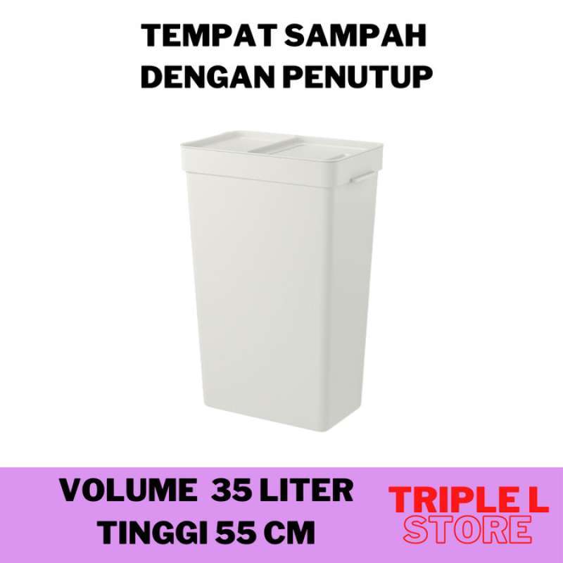 Promo Promo- Tempat Tong Sampah Dapur Besar 35 Liter Dengan Penutup ...