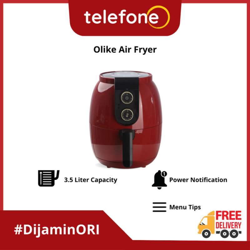 Promo Olike Air Fryer Non-stick Coated Frying Basket Separatable Rack - Vs-1 Diskon 23% Di ...