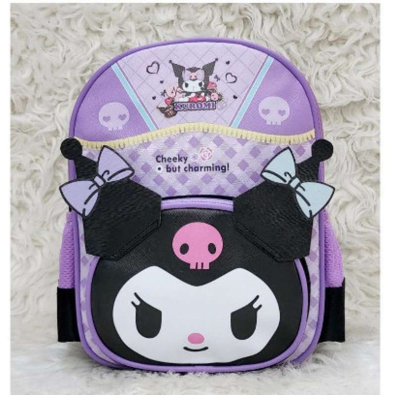 Jual Tas Ransel Trolly Anak Sekolah Uk Paud Tk Sd Motif Kuromi - Trolly Paud Di Seller My Lapak ...