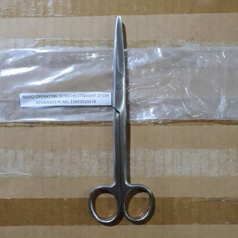 Jual Gunting Mayo 17cm Lurus & Bengkok / Mayo Scissors 17 Cm Di Seller ...