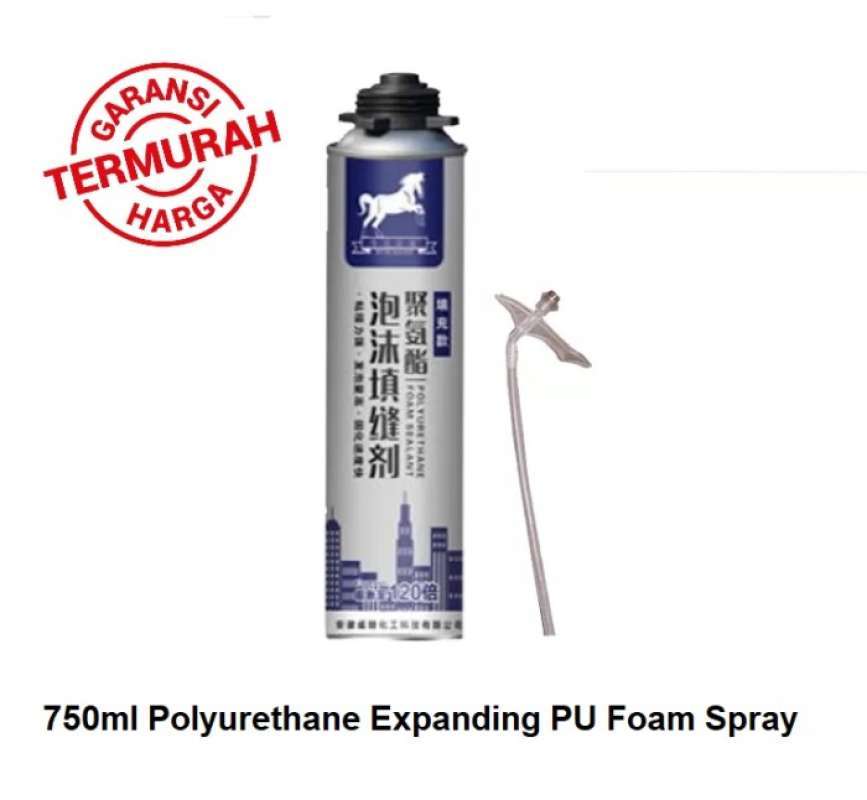 Jual 750ml Pu Polyurethane Sealant Foam Multi Purpose Foam Spray Busa Padat - Foam Di Seller ...
