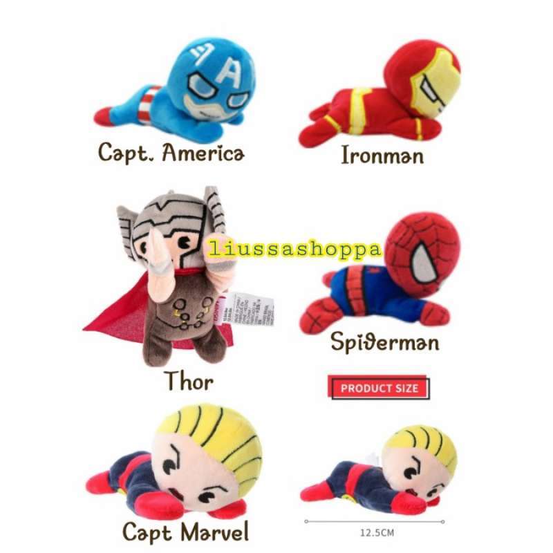 Jual Magnet Kulkas Miniso - Marvel Plush Magnet - Capt Marvel Di Seller ...