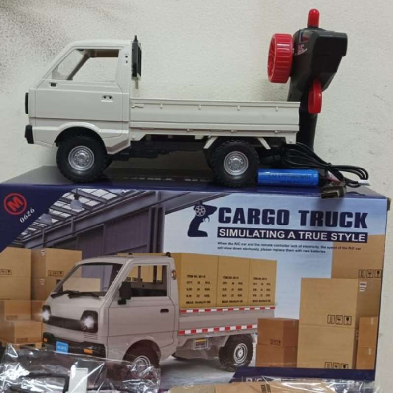 Promo Promo- Truk Rc Cargo Truck Rc Pickup Box Model Remote Control Carry - Pickup Loss Bak ...