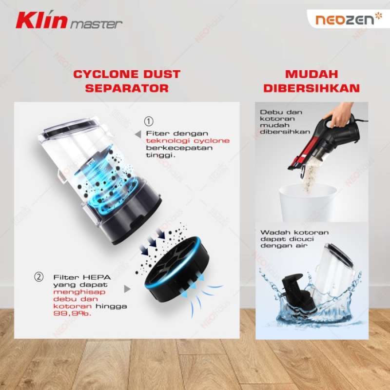Promo New Klin Master Super Cyclone Vacuum Cleaner / Silent Vacuum ...