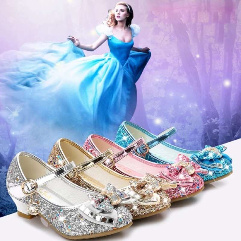 Jual Sepatu Frozen Anak Perempuan Spatu Anak Princess Elsa Heels ...