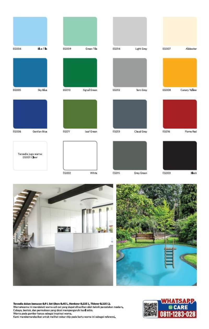 Jual Nippon Epoxy Guard Ready Mix 0,9l / Cat Lantai Serba Guna / Warna ...