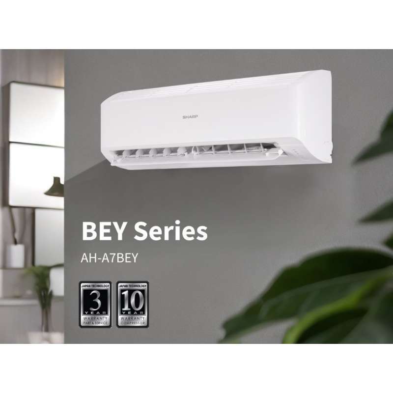 Jual Ac Sharp 3/4 Pk Ah-a7bey / 7bey 7 Bey 3/4pk Garuda Series - +pasang Pipa 3m Di Seller Setia ...
