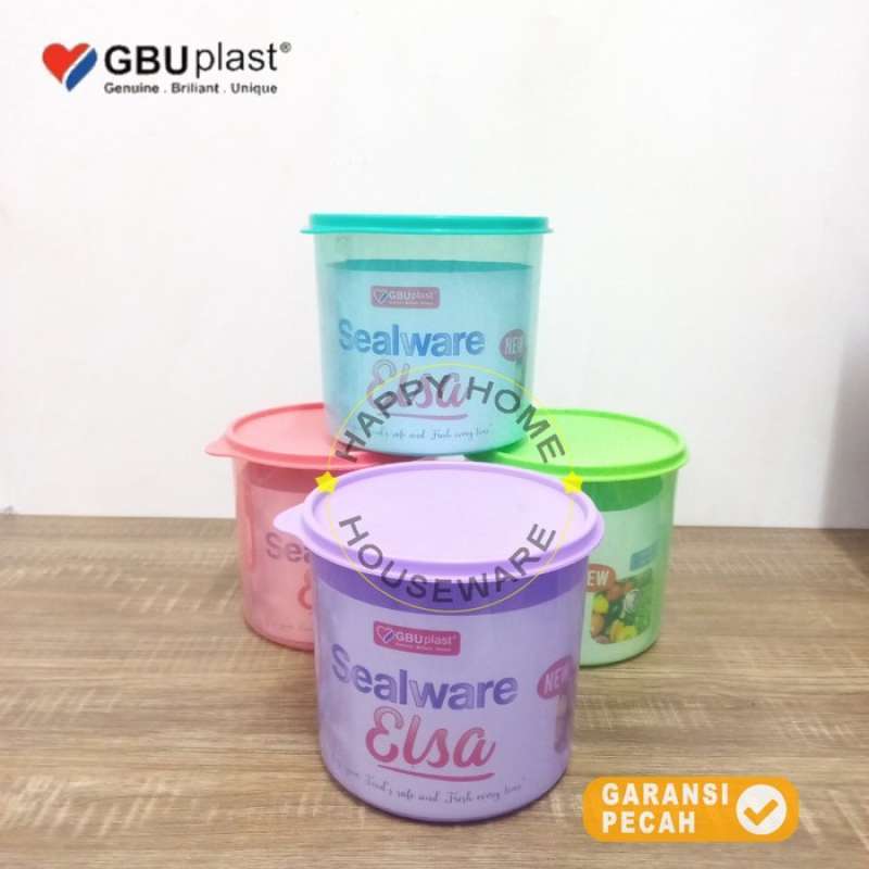Jual Gbu Sealware Elsa Round/toples Kedap Udara Serbaguna Bulat Size L 2,7l Di Seller ...
