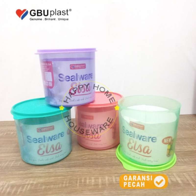 Jual Gbu Sealware Elsa Round/toples Kedap Udara Serbaguna Bulat Size L 2,7l Di Seller ...