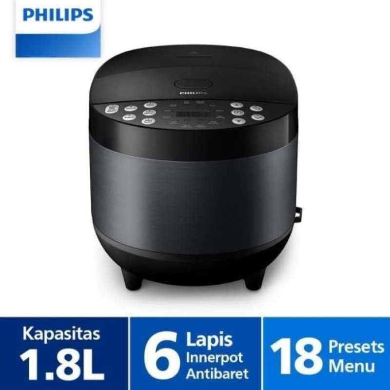 Promo Philips Digital Rice Cooker Hd4515/92 Warna Hitam Magic Com ...