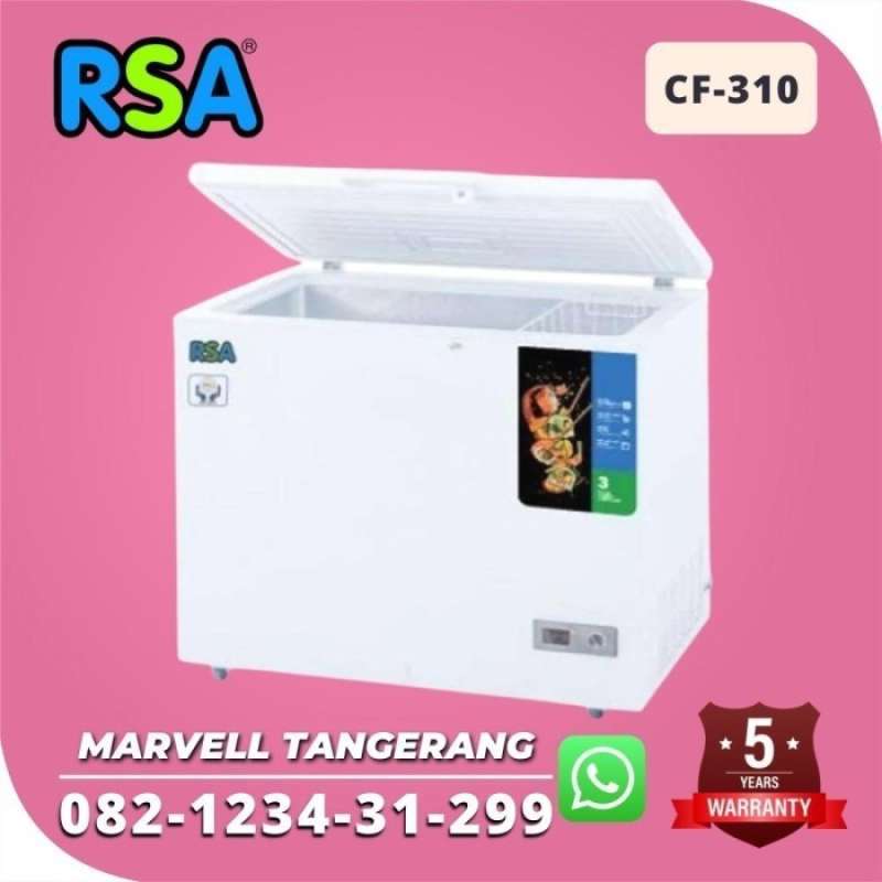 Promo Chest Freezer Rsa Cf 310 Kulkas Box 300 Liter Cuci Gudang Diskon ...