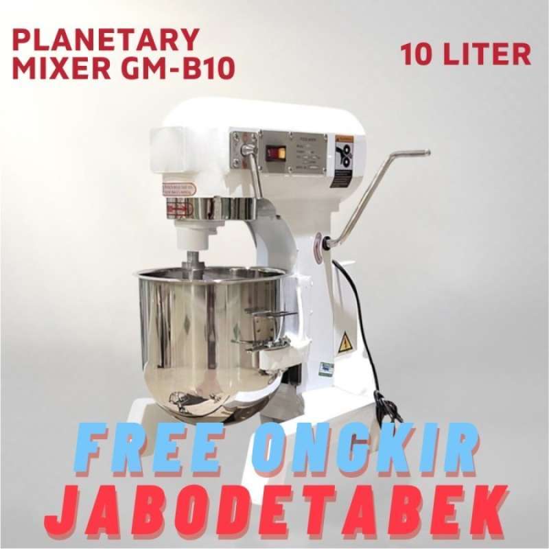 Promo Planetary Mixer 10 Liter Gomesin Gm-b10 Mixer Roti 10 L Adonan ...