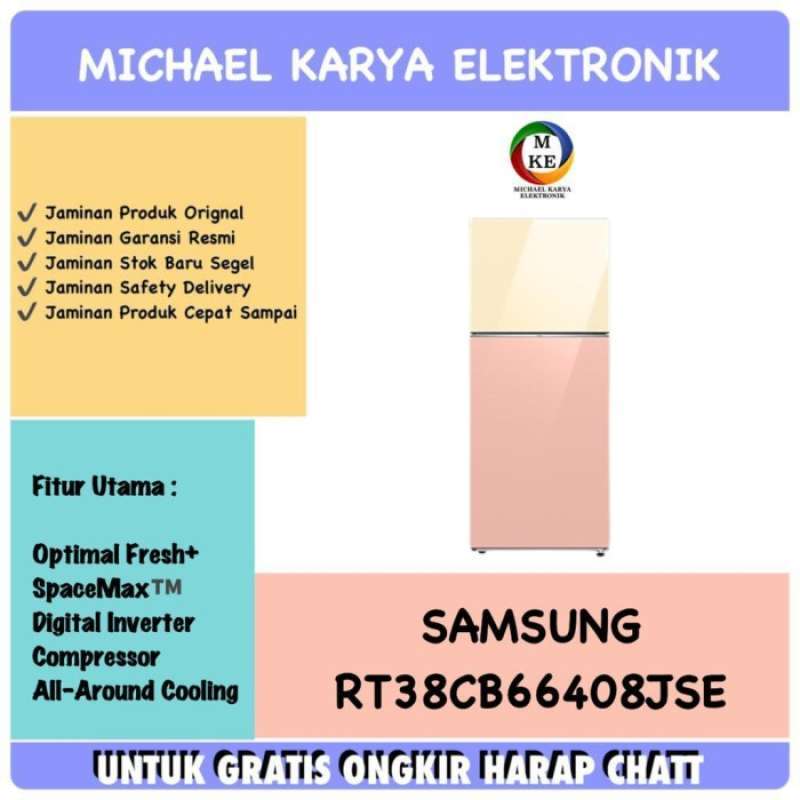 Promo Samsung Rt38 Kulkas Bespoke Ungkep 2 Pintu Rt38cb66408jse 393 L Rt38cb Diskon 23% Di ...