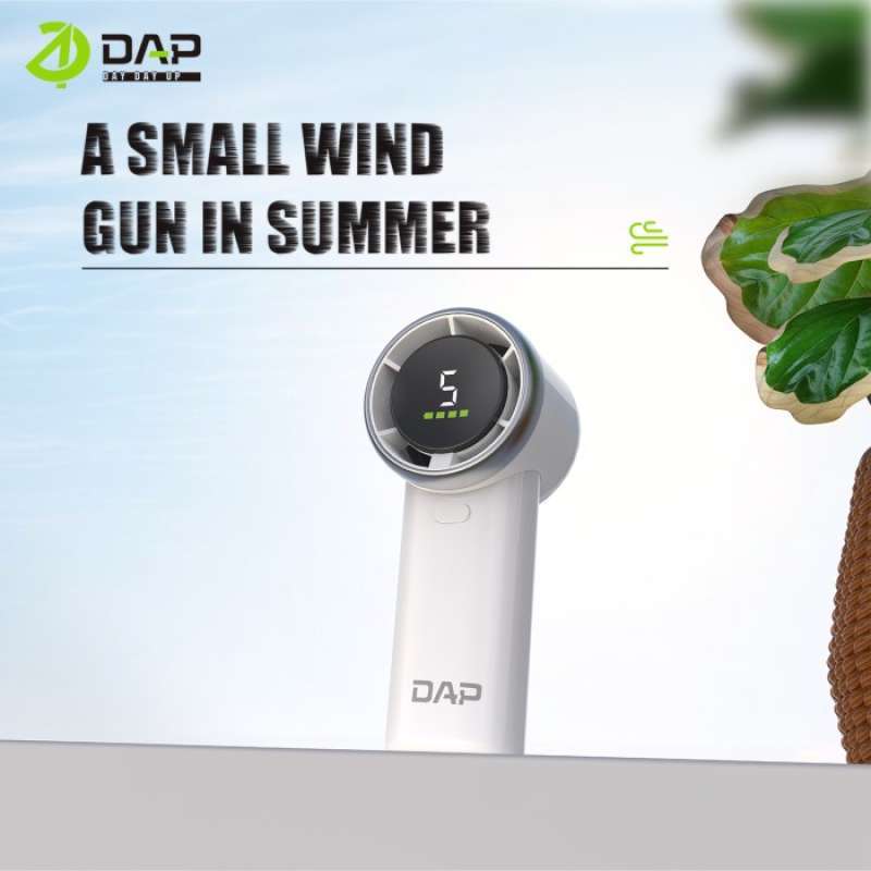 Promo Dap D-b07 Kipas Portable Mini Digital 5 Speed Turbo 2.0a 3600 Mah ...