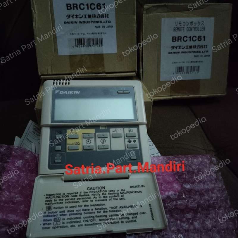 Promo Remote Wired Ac Daikin Brc1c61 Original Diskon 23% Di Seller ...