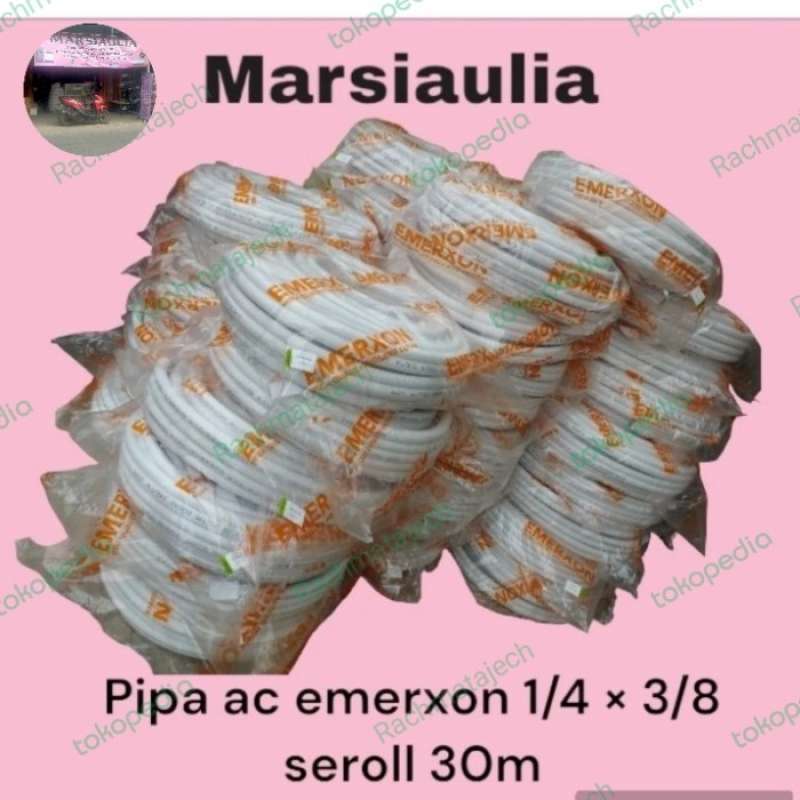 Promo Pipa Ac Inventer Emerxon 1/4 × 3/8 Seroll 30m R22 R32 R410 ...