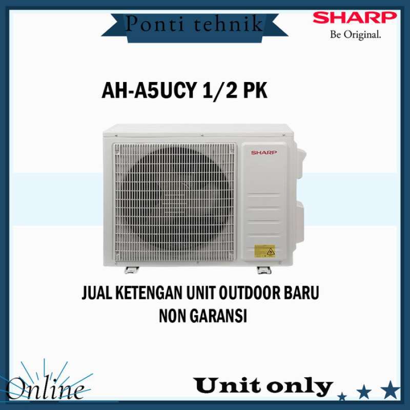 Promo Ac Outdoor Baru Sharp Ah-ucy ½ - ¾ - 1 - 1½ Pk Unit-only Diskon ...