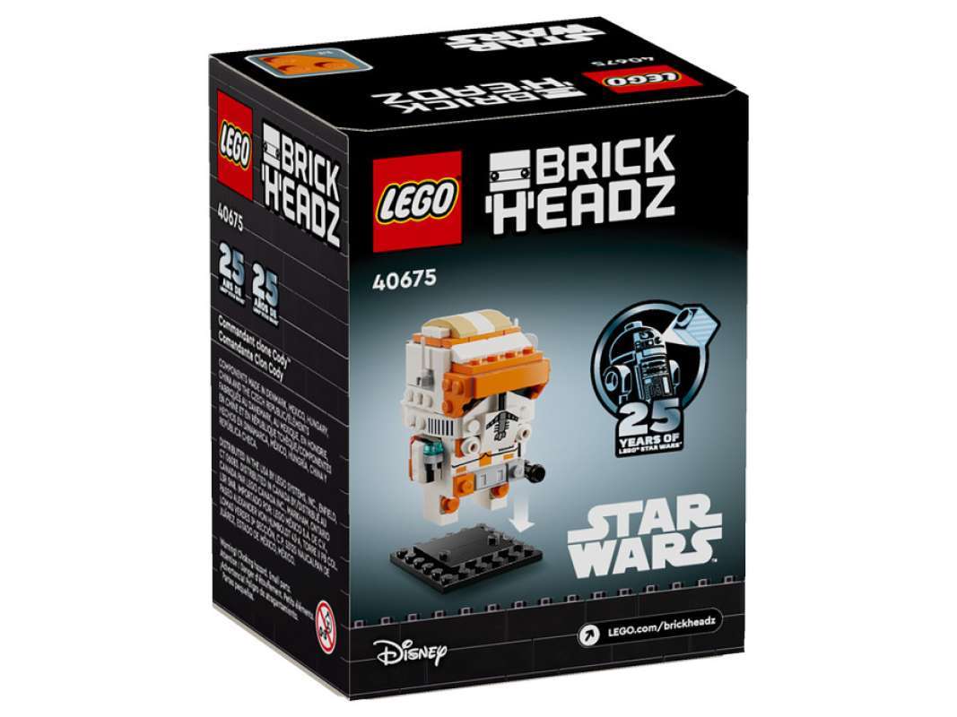 Promo Lego Brickheadz 40675 Clone Commander Cody Star Wars Revenge Of ...