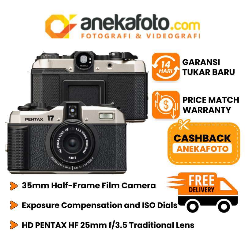 Promo Ricoh Pentax 17 Pentax17 Compact Film Camera Diskon 16% Di Seller ...