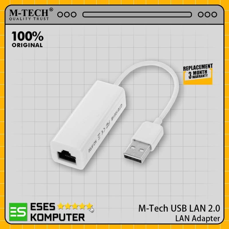 Jual M-tech Usb 2.0 To Lan Ethernet Network Adapter Di Seller Eses ...