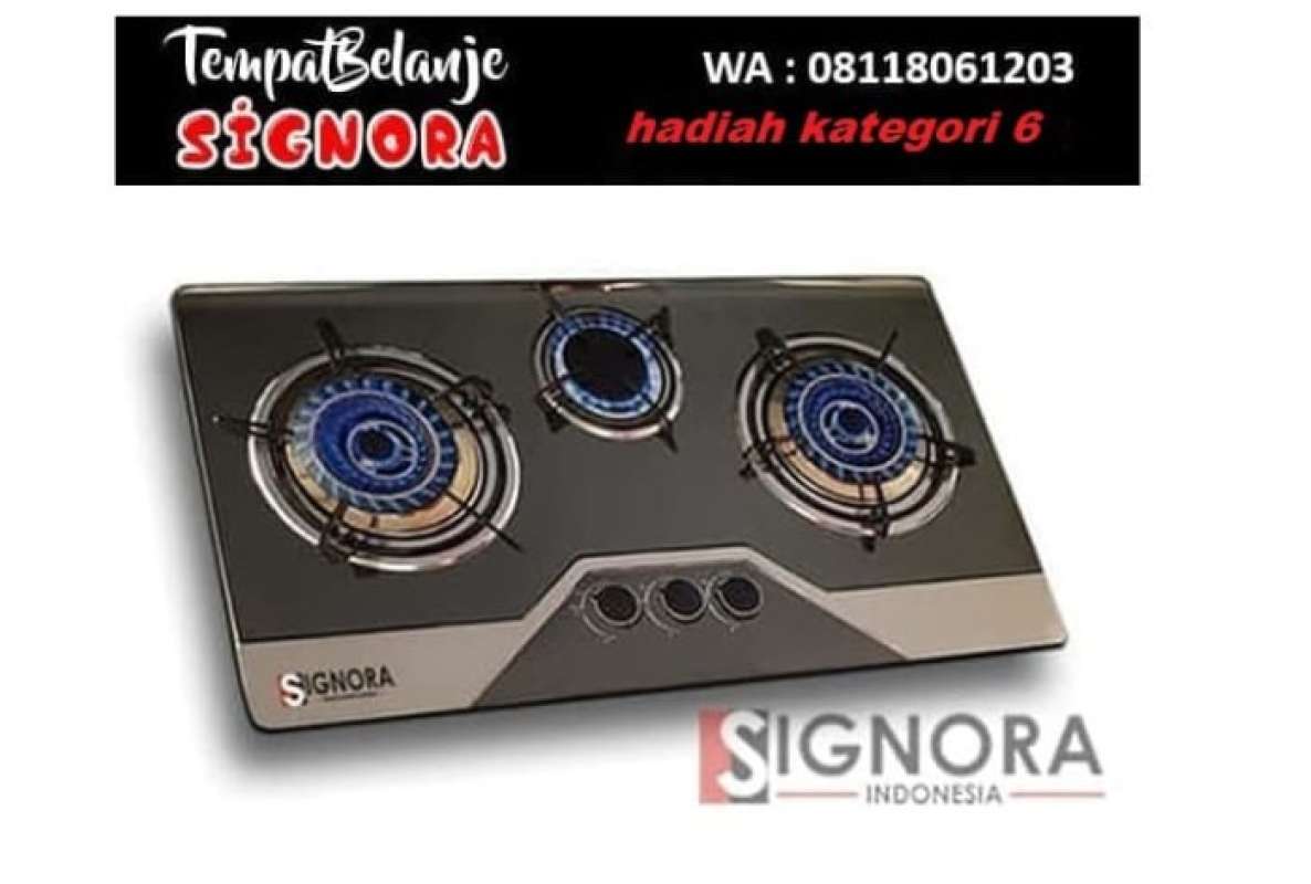Promo Promo- Signora New Kompor Stainless - Tanam Atau Portable Diskon ...