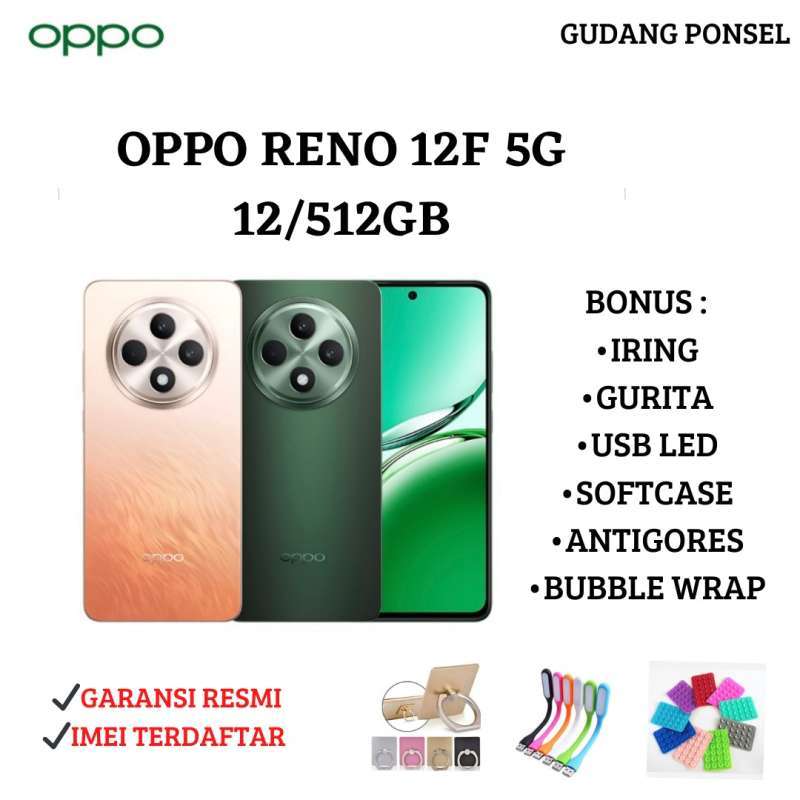 OPPO Reno 12f 🔥 Harga & Spesifikasi Terbaru Mei 2026