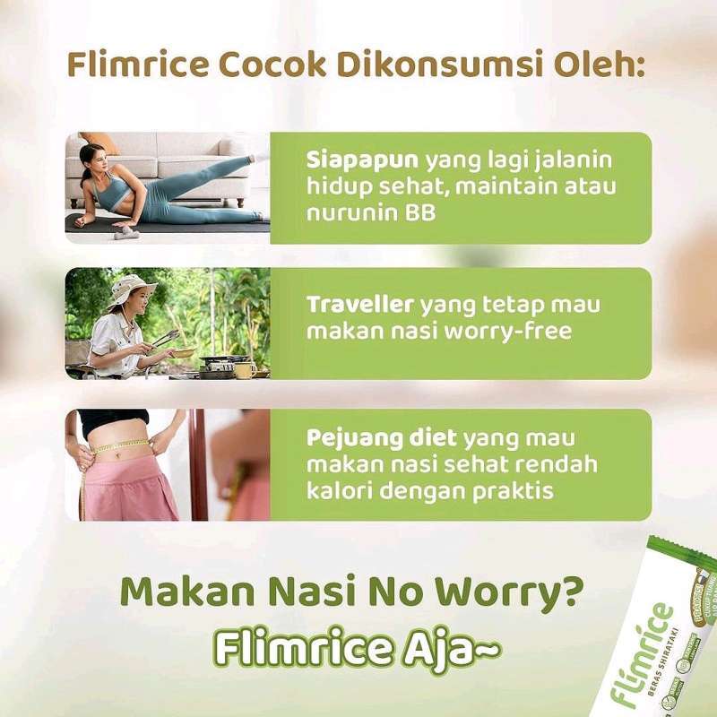 Promo Flimrice Nasi Shirataki Beras Membantu Proses Program Diet By ...