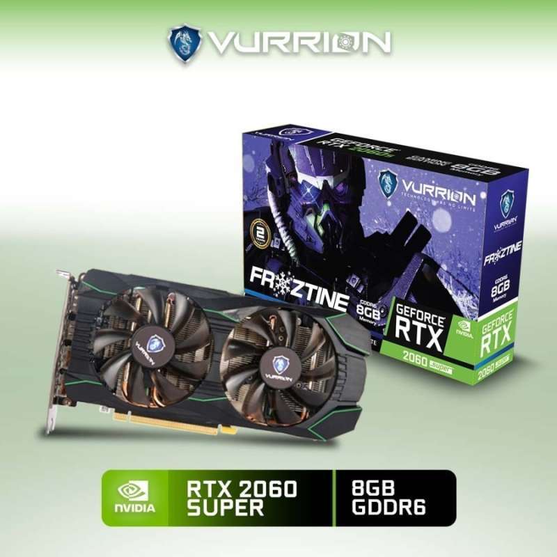 Jual VGA Vurrion Nvidia Rtx 2060 Super 8gb Gddr6 256 Bit VGA Card Di ...