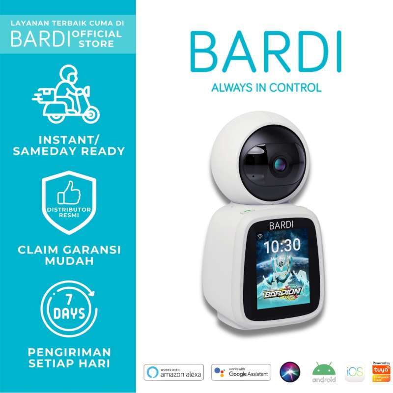 Promo Bardi Smart Ip Camera Ptz Indoor With Video Call Screen Cctv ...