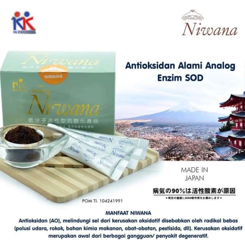 Jual Niwana Sod Suplemen Antioksidan Tinggi Herbal Alami (30 Sachets ...