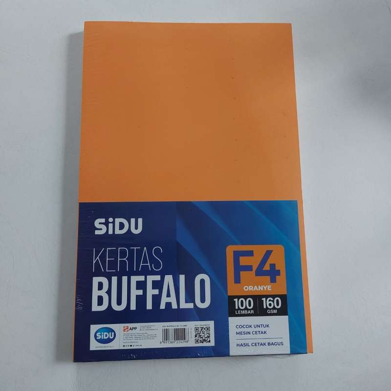 Jual Kertas Cover Buffalo Folio Sinar Dunia Sidu F4 160gsm - 1 Pack Isi ...