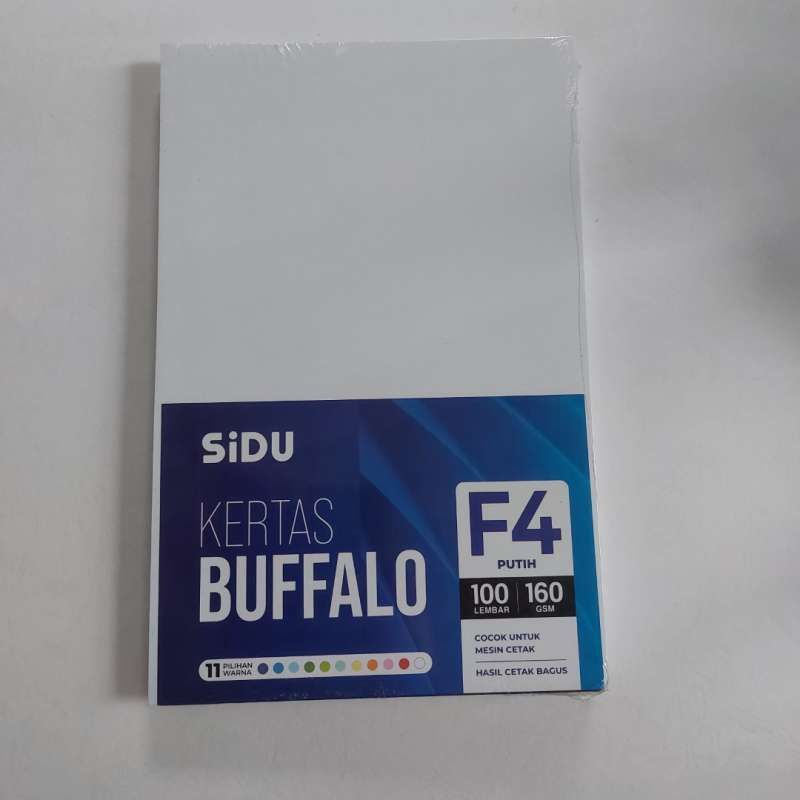 Jual Kertas Cover Buffalo Folio Sinar Dunia Sidu F4 160gsm - 1 Pack Isi ...