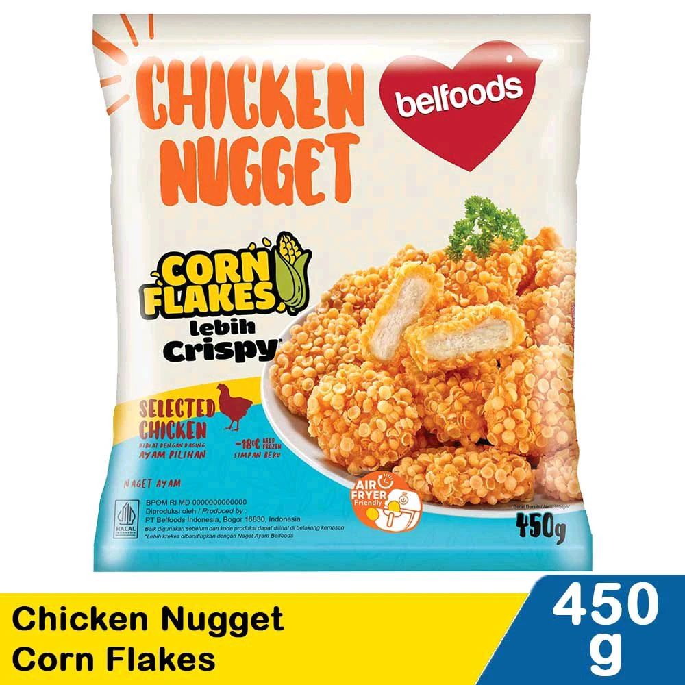 Jual Belfoods Chicken Nugget Corn Flakes 450g Di Seller Dailyneeds ID ...