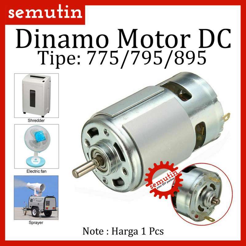 Jual Dinamo Motor Dc 775 795 895 12v / Listrik High Torsi Speed Mesin ...