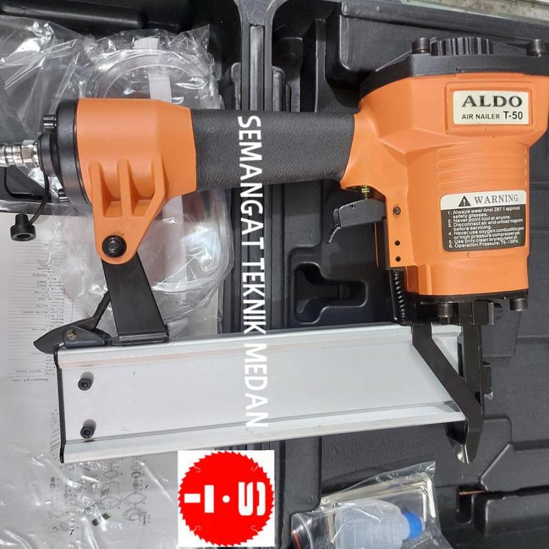 Jual Air Nailer Gun Staples Angin Pneumatic Nailer Aldo T-50 T 50 T50 ...