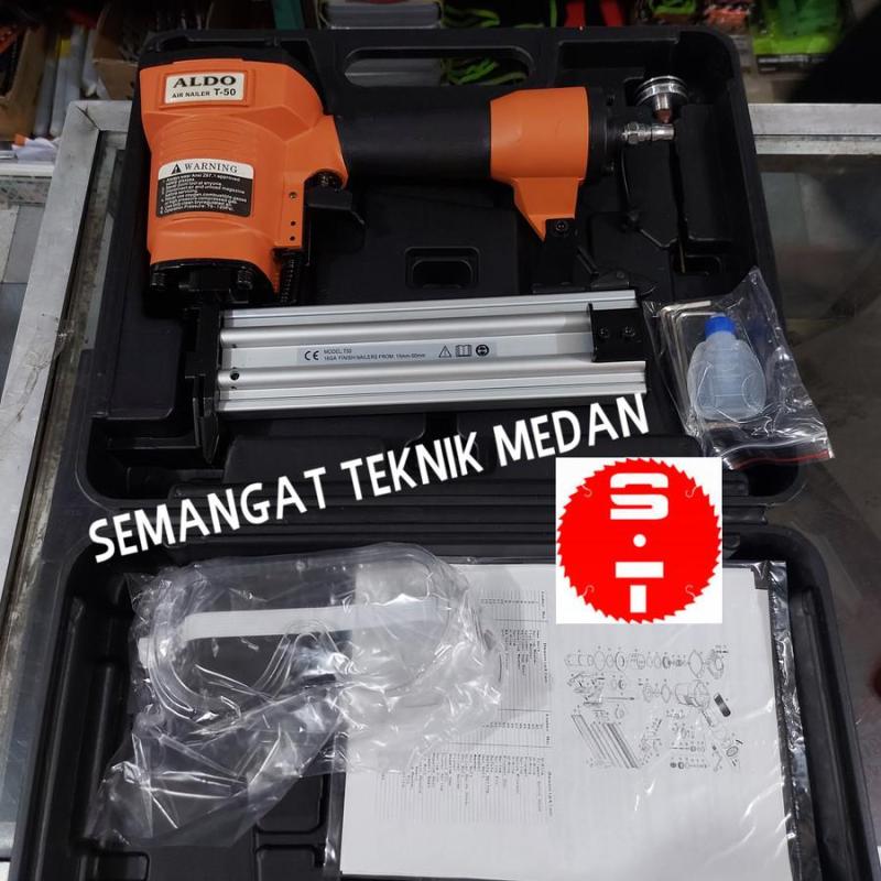 Jual Air Nailer Gun Staples Angin Pneumatic Nailer Aldo T-50 T 50 T50 ...