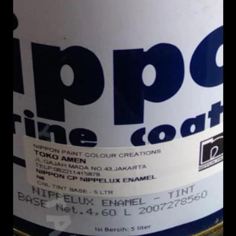Jual Nippon Marine Coating Nippelux Enamel 5lt - Black 9103 / Cat Kapal Di Seller Toko Cat Amen ...