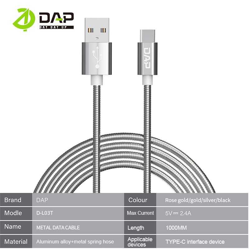 Jual Dap Kabel Data D-l03t Usb Cable Android Type-c Fast Charging ...